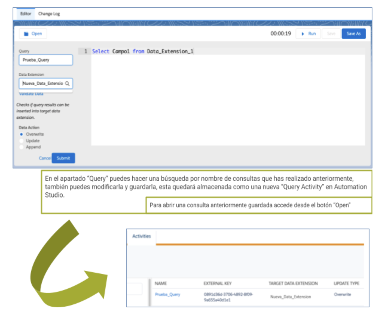 Query Studio de Salesforce Marketing Cloud | ShowerThinking